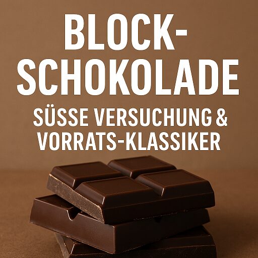 Blockschokolade: Süße Versuchung & Vorratsklassiker – Genuss für jede ...